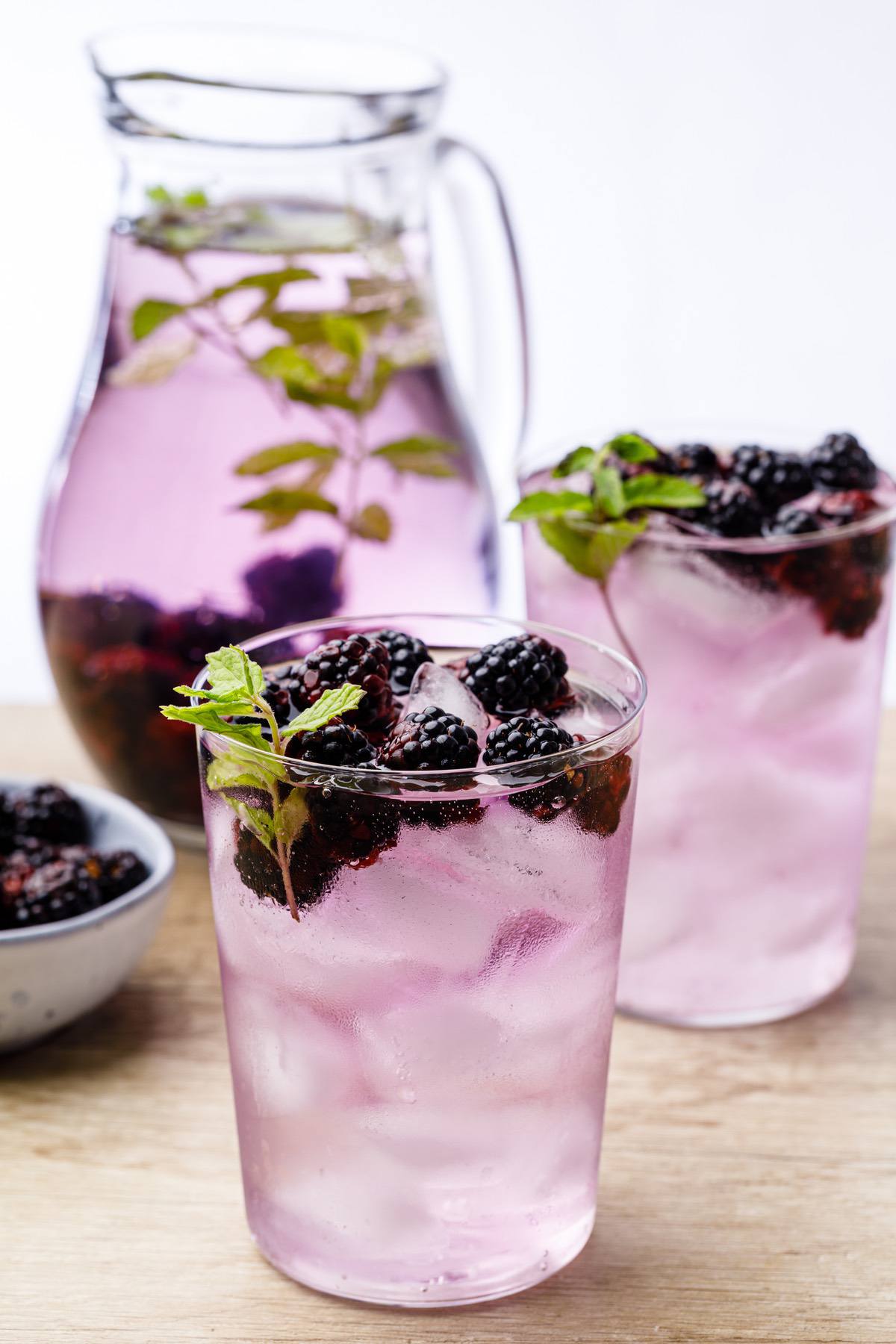 Blackberry Ginger Ale Punch - Nurtured Homes