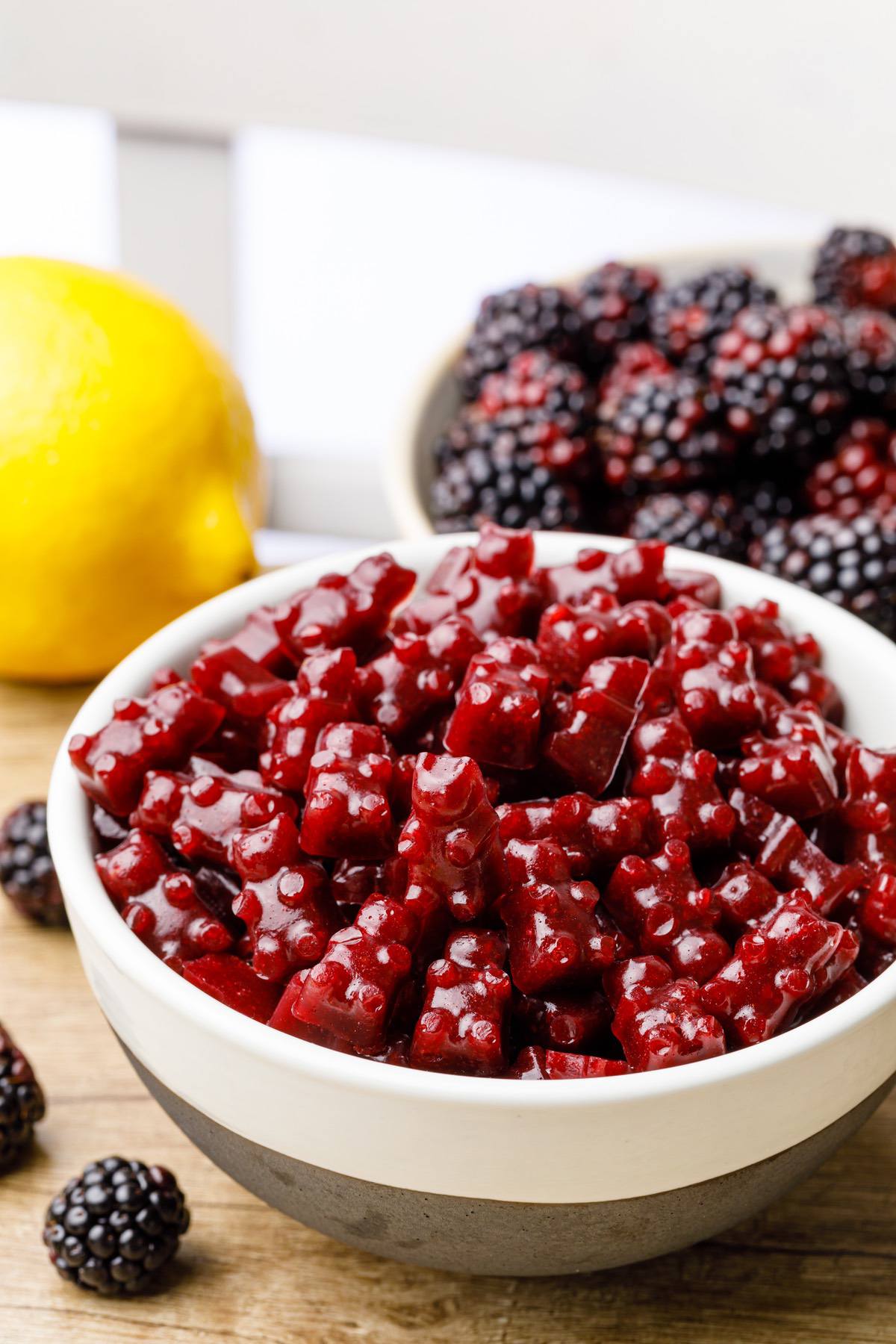 How to Make Blackberry Gummy Bears - Nurtured Homes